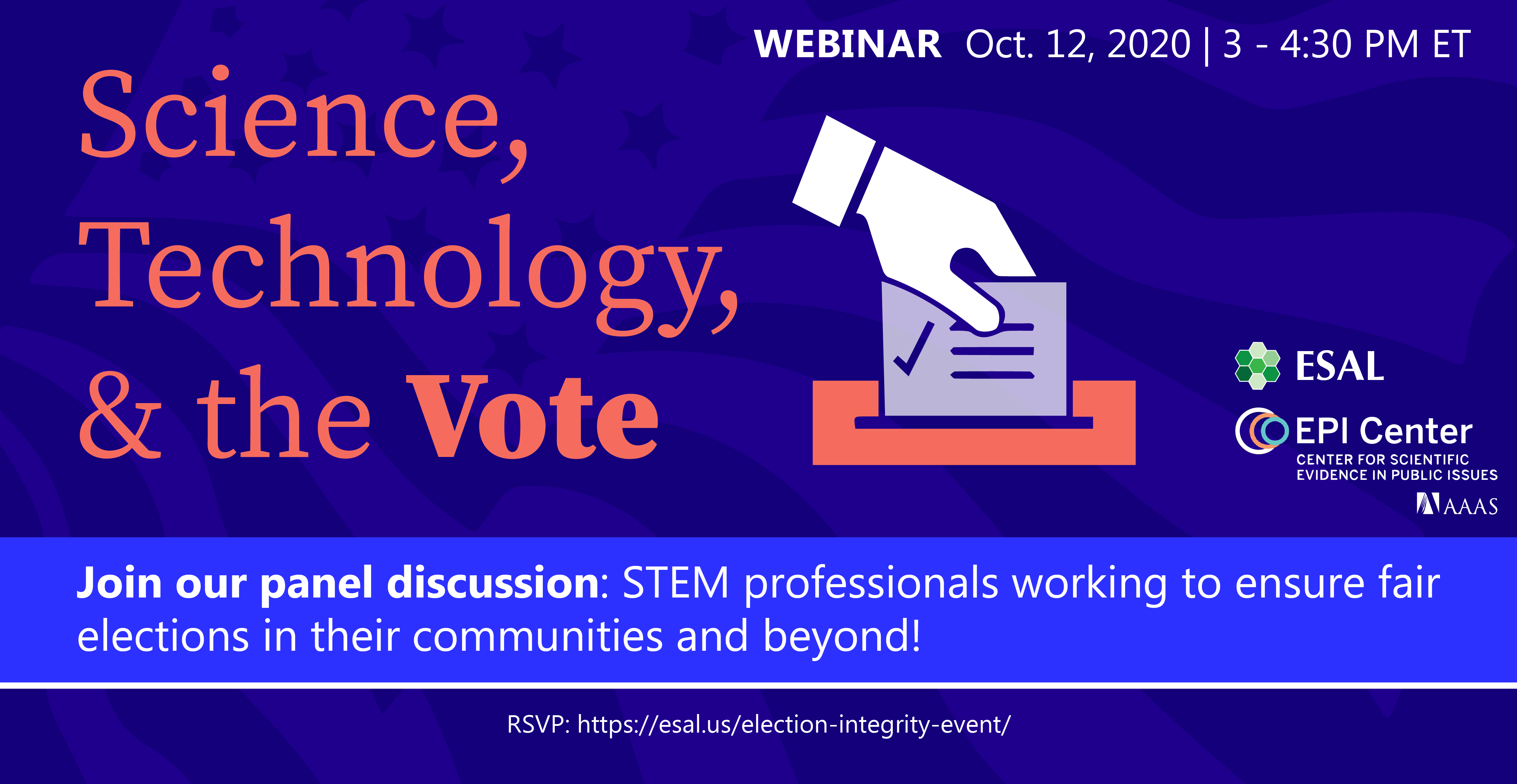 ESAL - Science, Technology, and the Vote: Securing the Integrity of ...